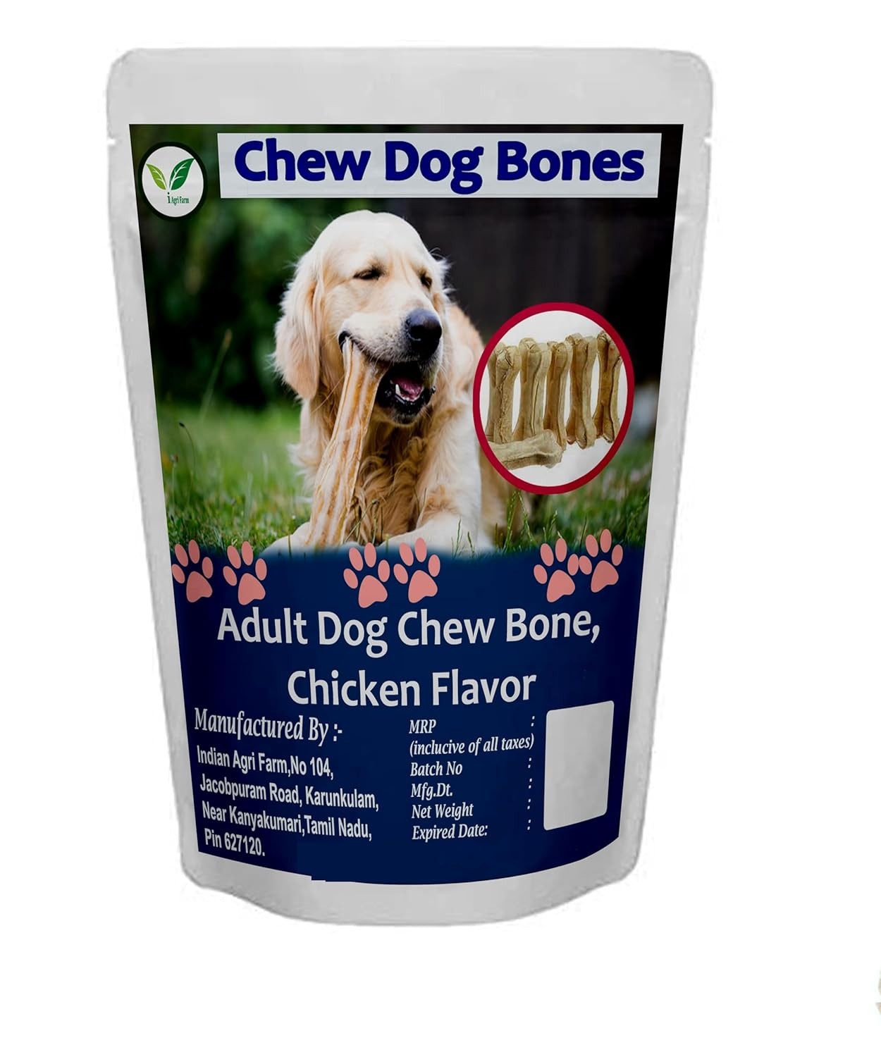 Chicken flavored rawhide bones store